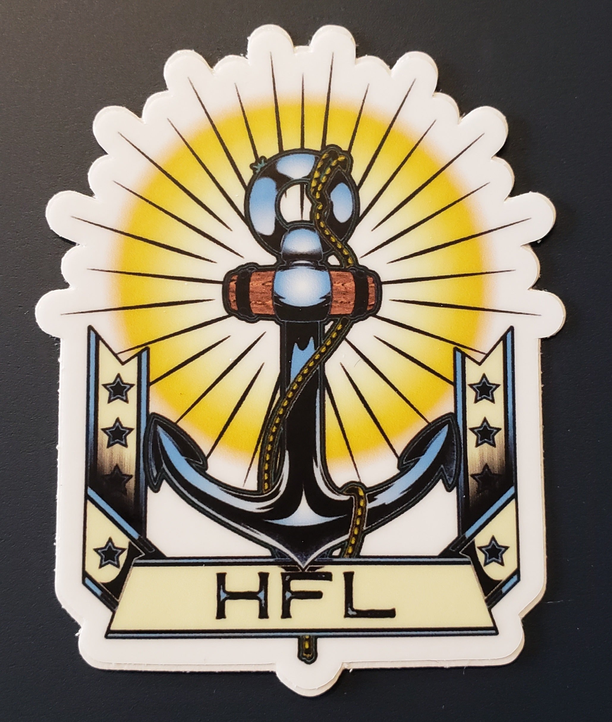 HFL Anchor Sticker – Hold Fast Lifestyle
